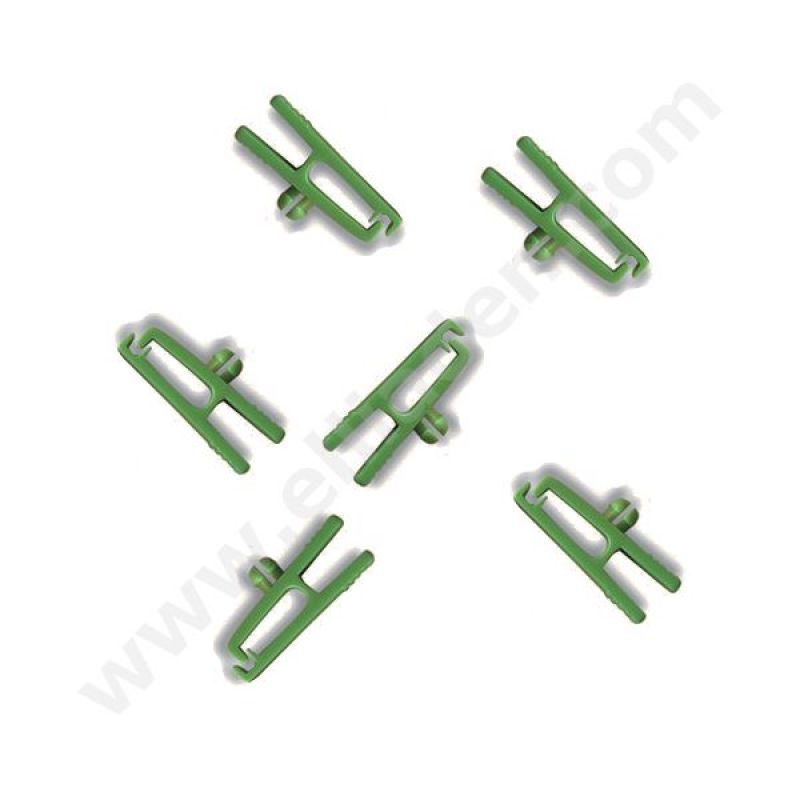 Clip plastique vert